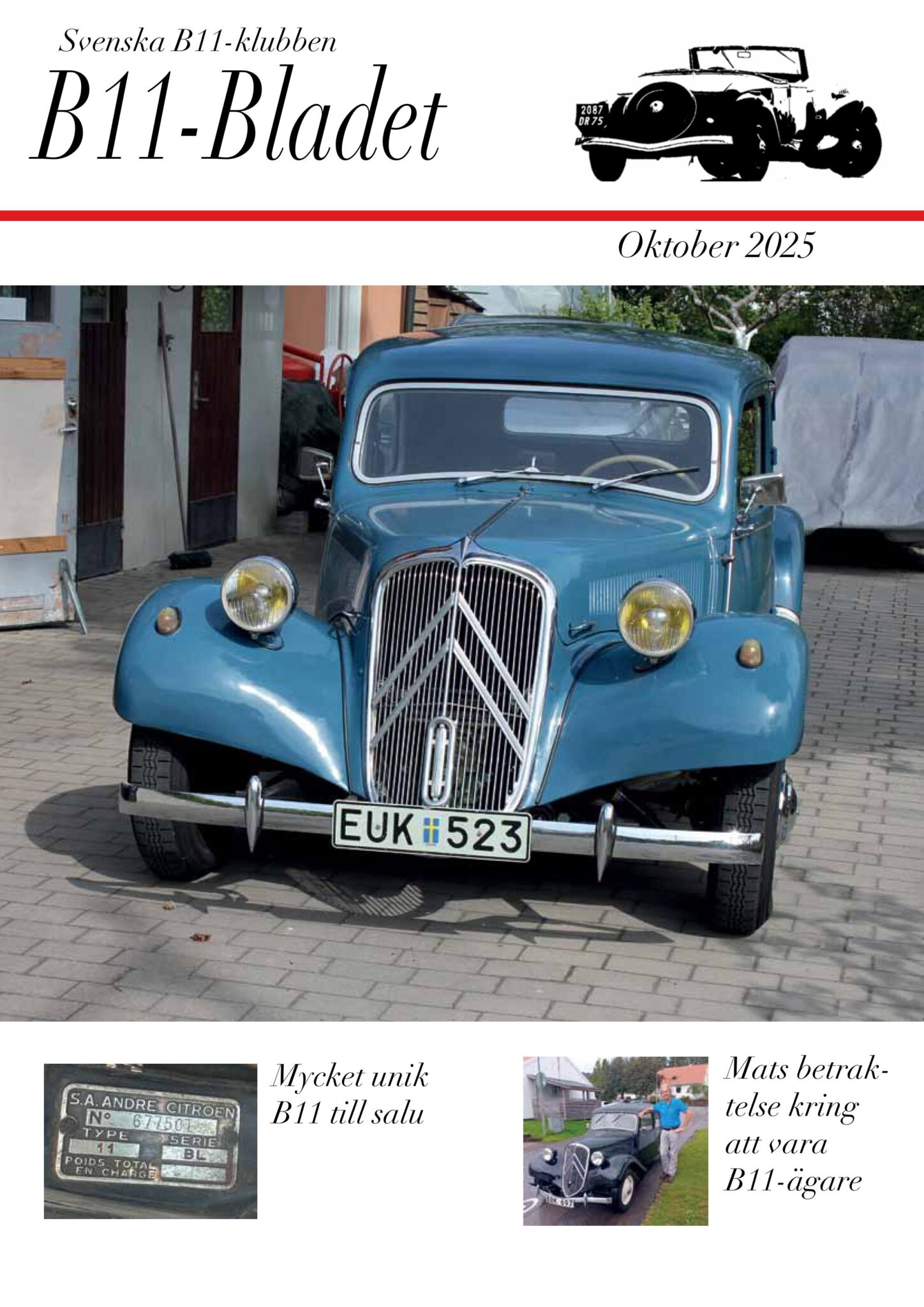 B11 Bladet Oktober – Den officiella Svenska B11-klubben